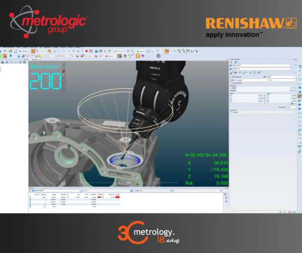 Tecnología de 5 Ejes de Renishaw con Metrolog X4
